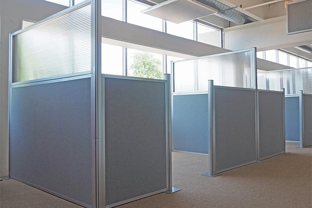 Workstation Privacy Screen and Cubical Wall Dividers | Portable Partitions